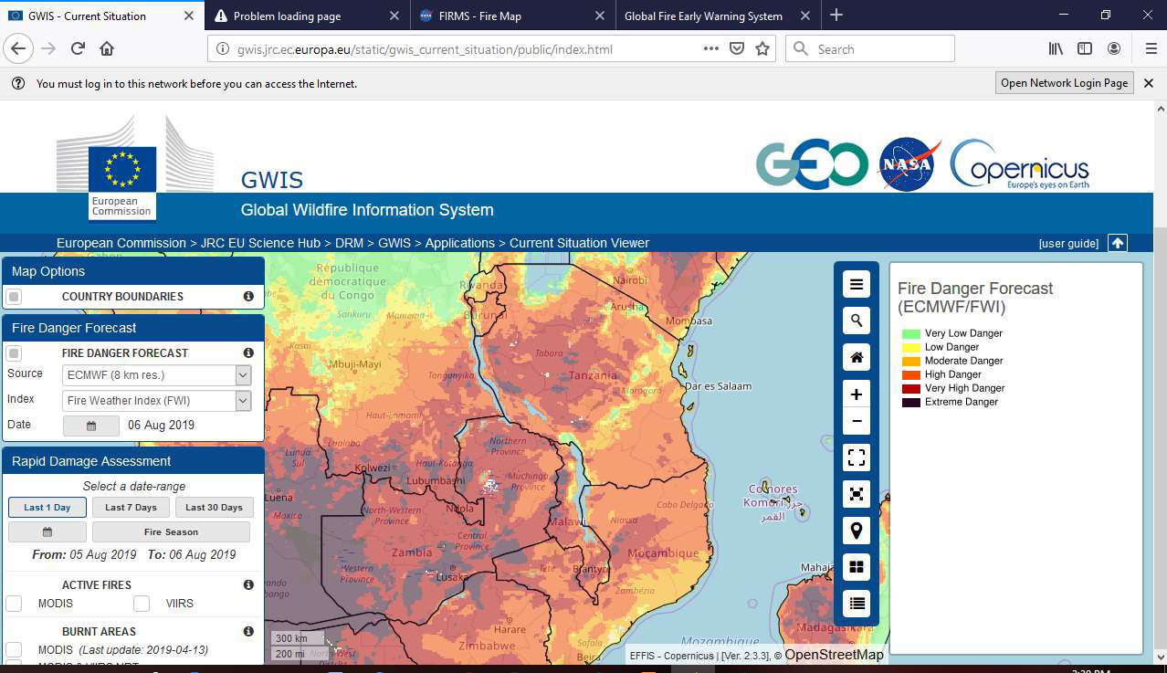 Fighting wildfires with satellite data in Tanzania | EUMETSAT